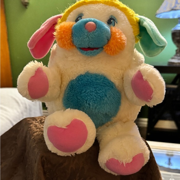 Mattel | Toys | Vintage Popples Puffball White Plush 98s Stuffed Animal Toy Popple | Poshmark